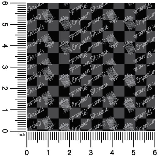 Grey Checkers | 18" Vinyl Roll – Emporium Threads