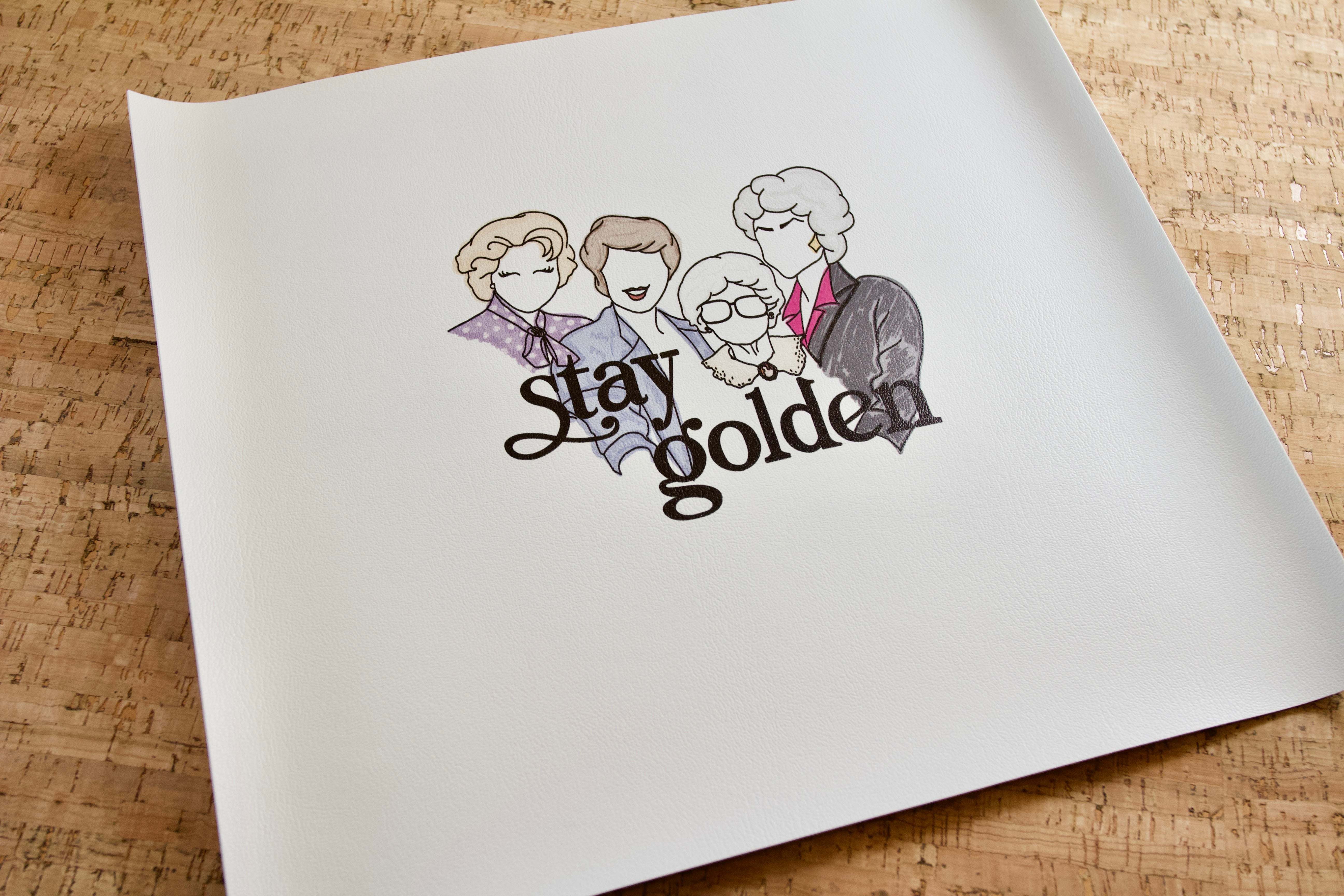 Stay Golden Vinyl Panel – Emporium Threads